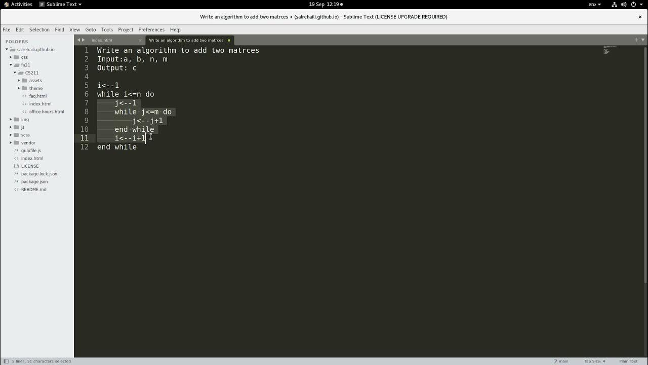 CS211 | Algorithm Analysis exercise_02 - YouTube