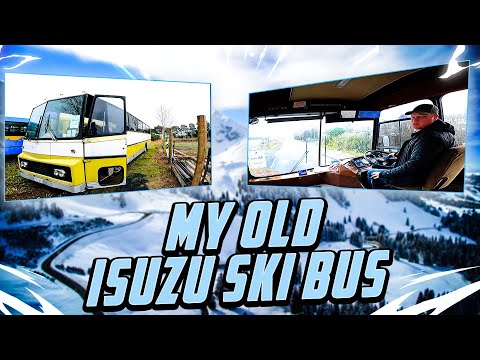 【1983 Isuzu Mark lV Ski Bus】5 speed manual, turbo diesel  20 year reunion with old Ski Shuttle Bus