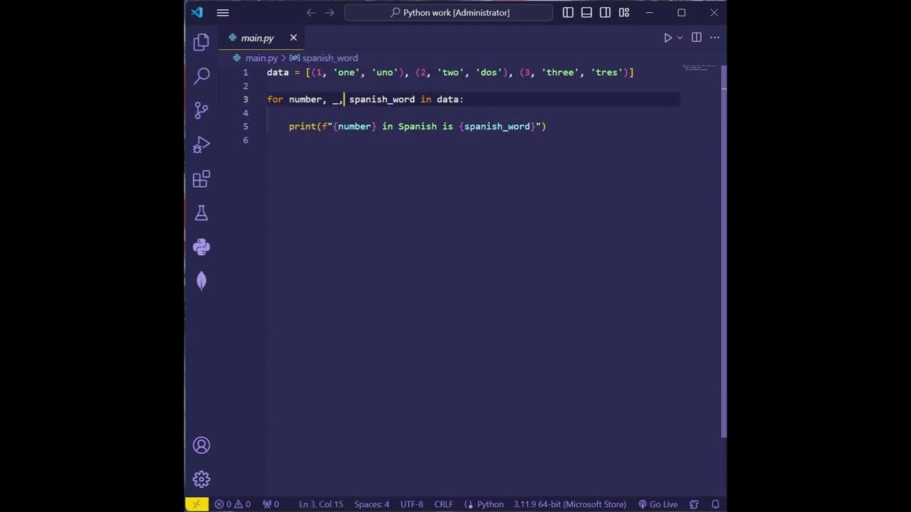 Underscore Variable In Python Youtube