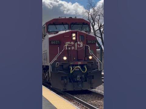 CP 8621 leads CPKC 247 through Mayfair - YouTube