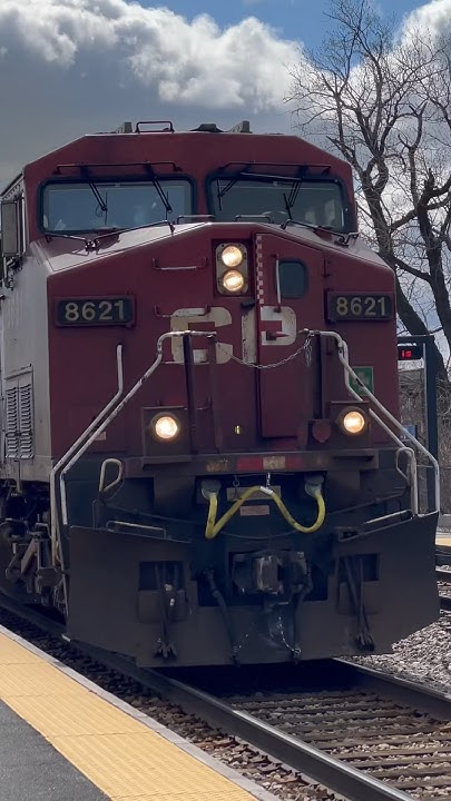 CP 8621 leads CPKC 247 through Mayfair - YouTube