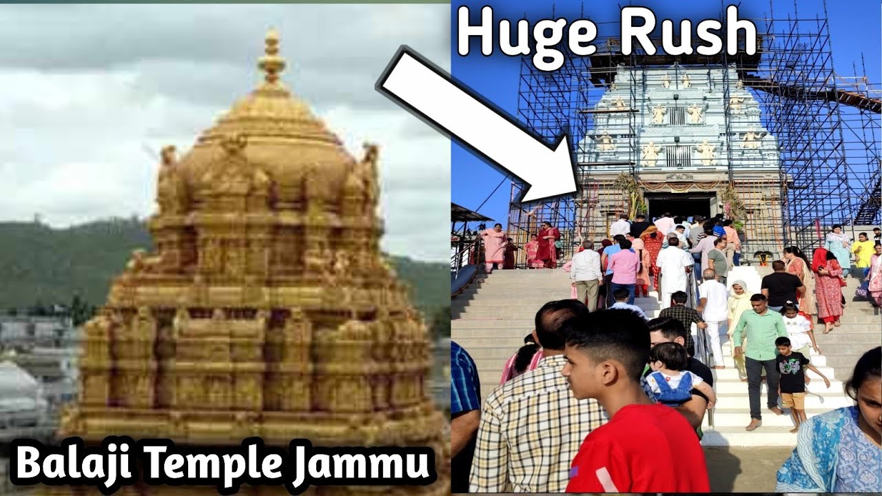 Huge rush in Tirumala Tirupati balaji temple jammu #dailyvlog - YouTube