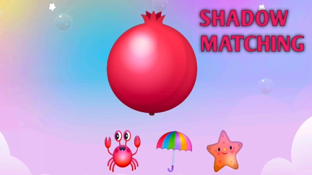 SHADOW MATCHING.games for children.. kid's Play.. - YouTube