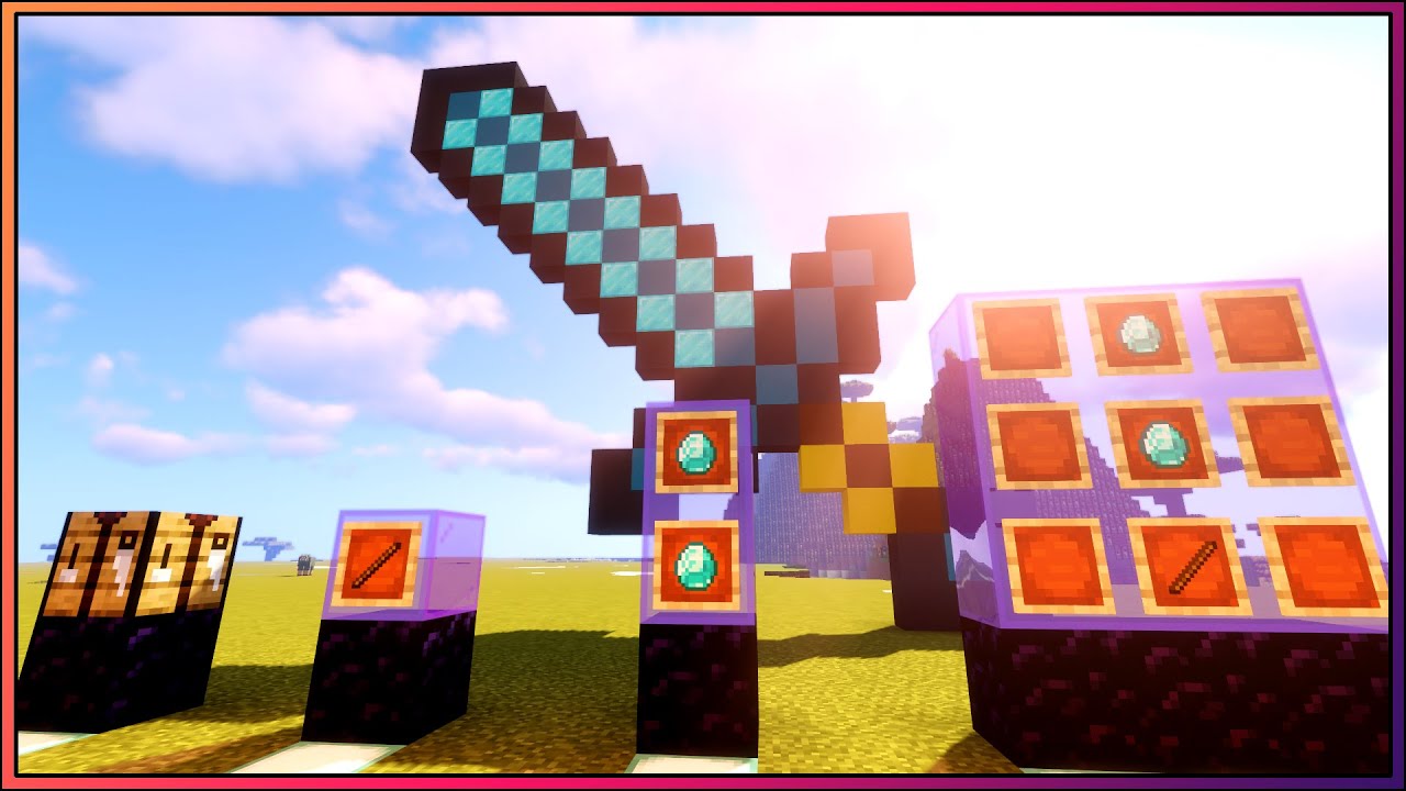 How To Craft a DIAMOND SWORD in 2020 *UPDATED* Minecraft Survival Guide ...