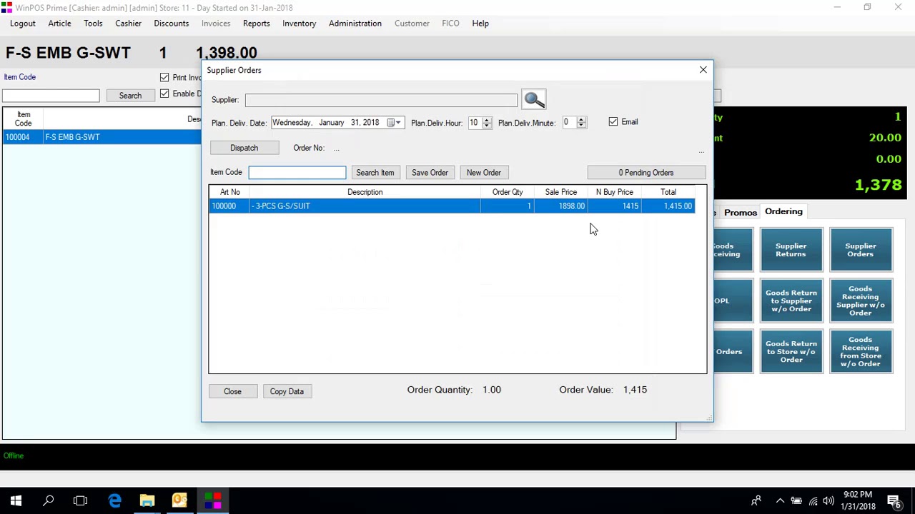 Winpos Prime DEMO Live - YouTube