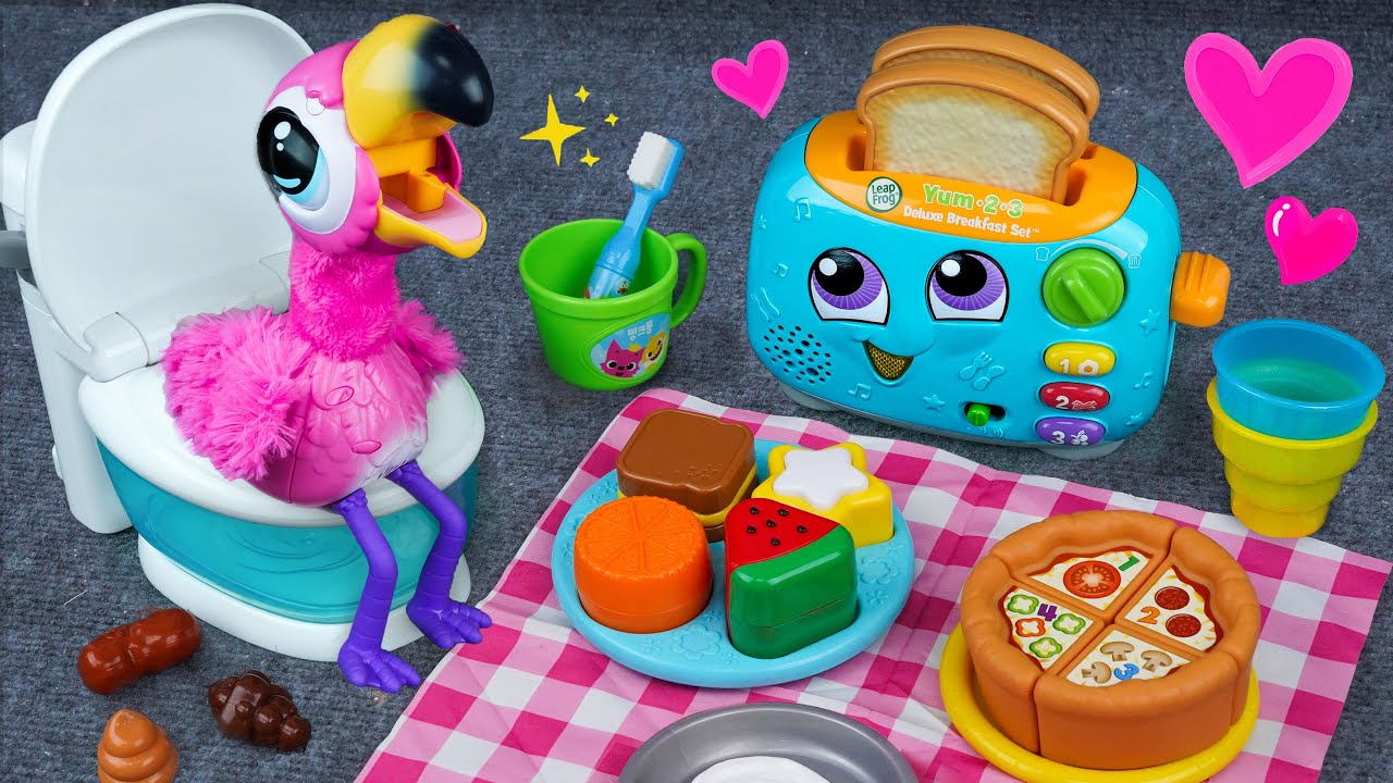 60 Minutes Ultimate Flamingo Cooking Toys Playset, Unboxing Leapfrog ...
