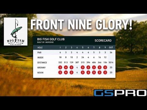 Front Nine Duo Scramble - Big Fish Golf Club (Simulator) #golf # ...