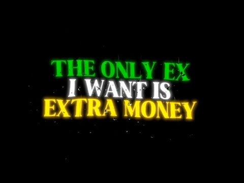 Extra money (FLY) Lyrics song #status video Black screen status new #english song status #viralvideo
