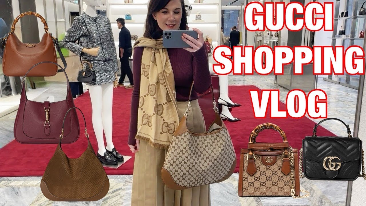 GUCCI Luxury Shopping Vlog - YouTube