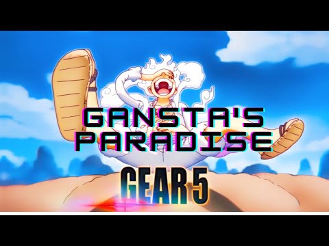THIS IS 4K ANIME (GEAR 5 LUFFY - GANGSTA'S PARADISE)