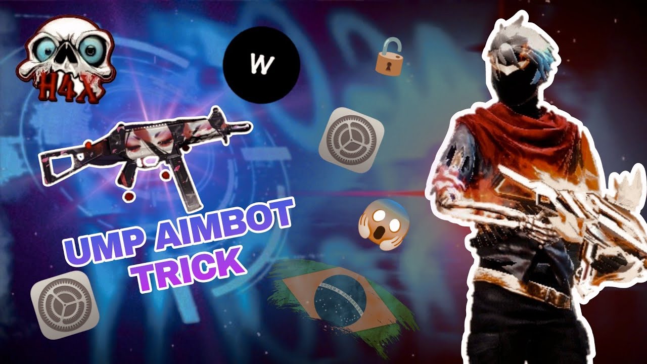 UMP AIMBOT TRICK | HOW TO USE UMP LIKE WHITE FF | HOW TO PLAY LIKE ...