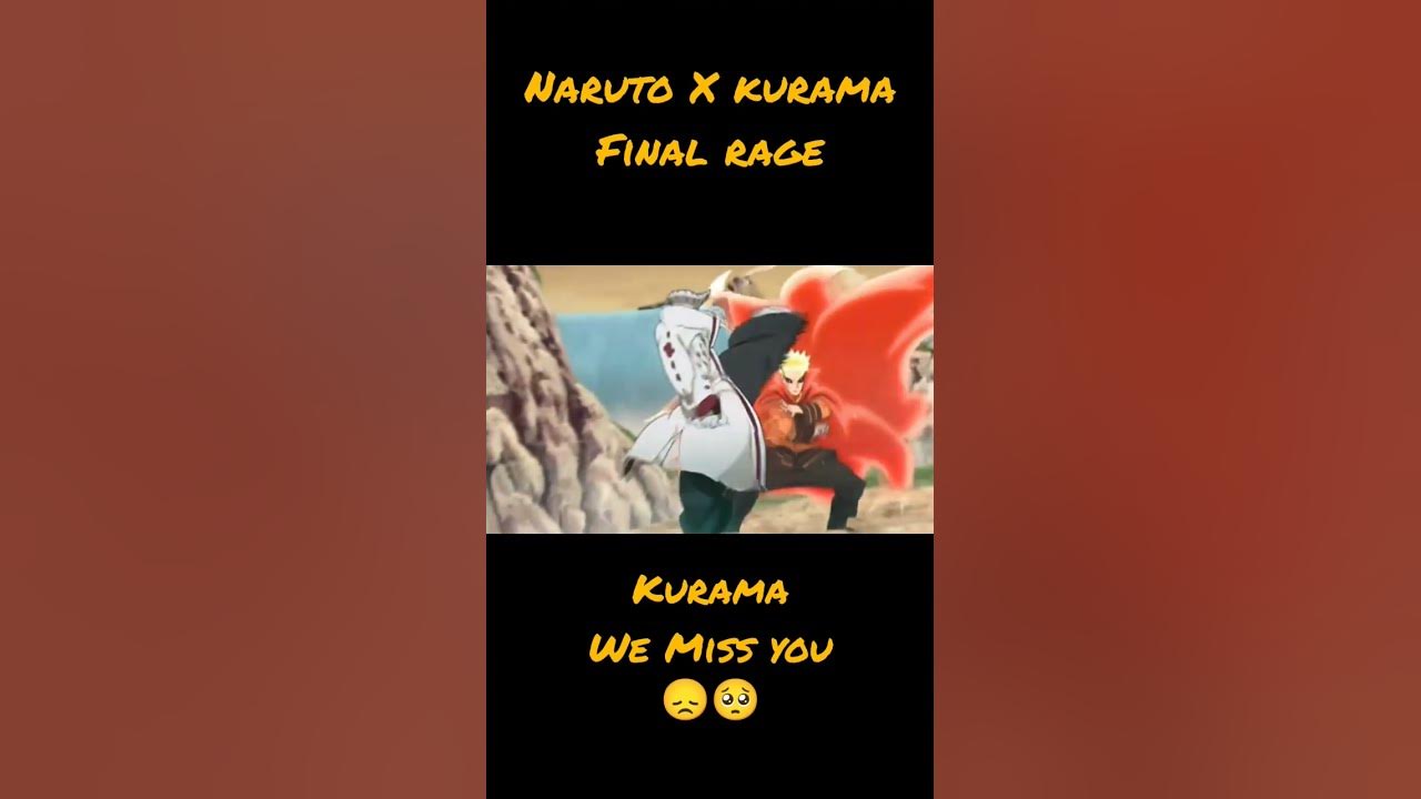 Naruto X Kurama Sad Amv Shorts Viral Anime Naruto Animeshorts Youtube