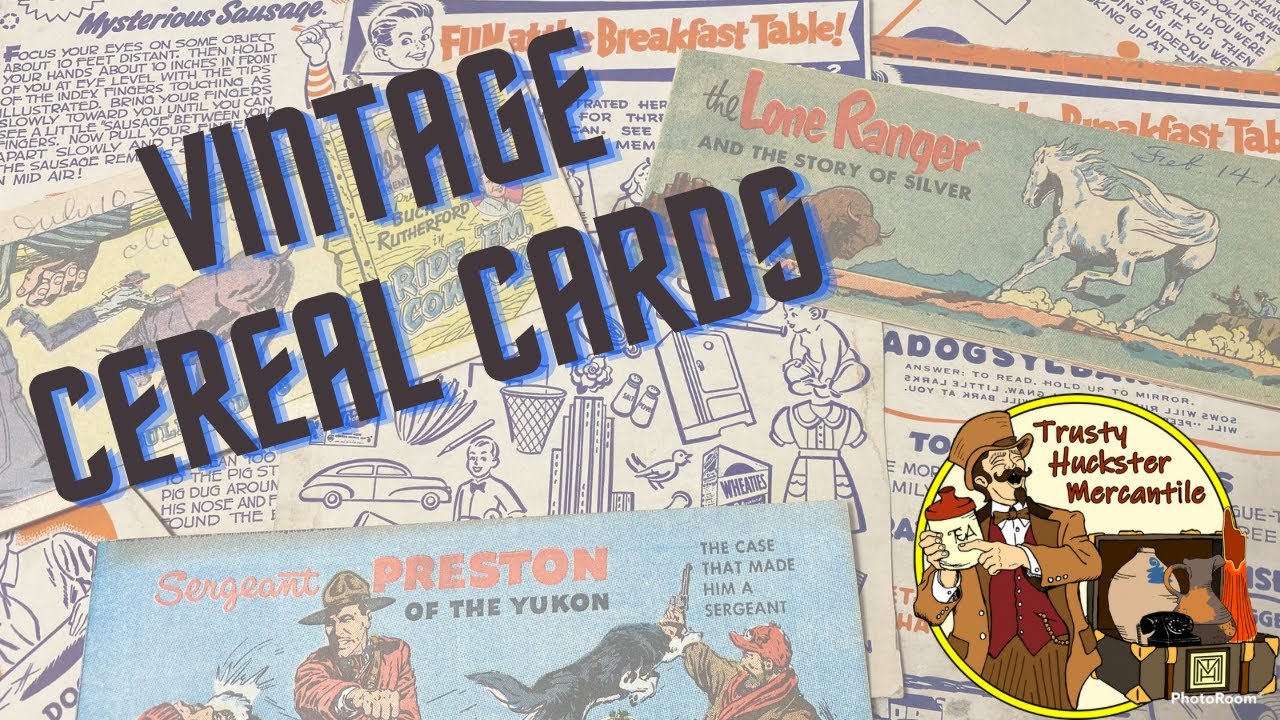 Exploring Cereal Cards - a collection of Wheaties, Nabisco Shredded ...