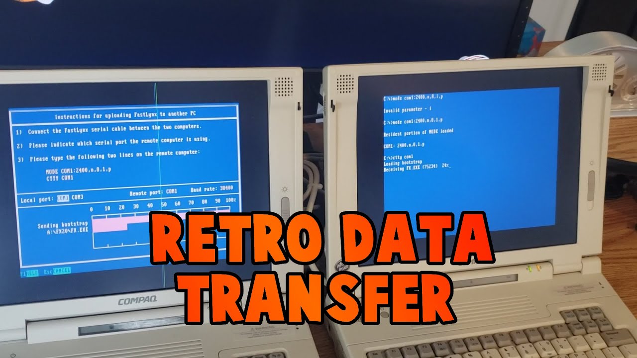 RetroTutorial: How I do Data Transfer - YouTube