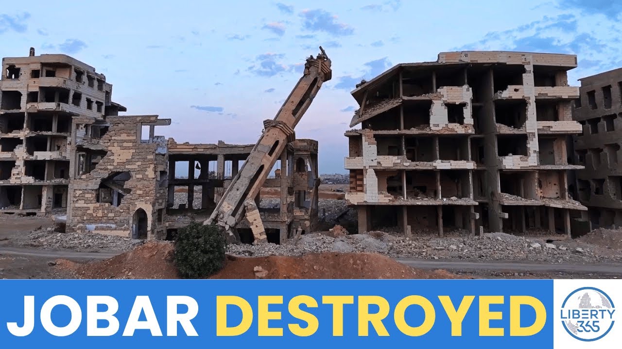 EXCLUSIVE Look: Drone Captures Jobar Ruins After Assad’s Fall - YouTube