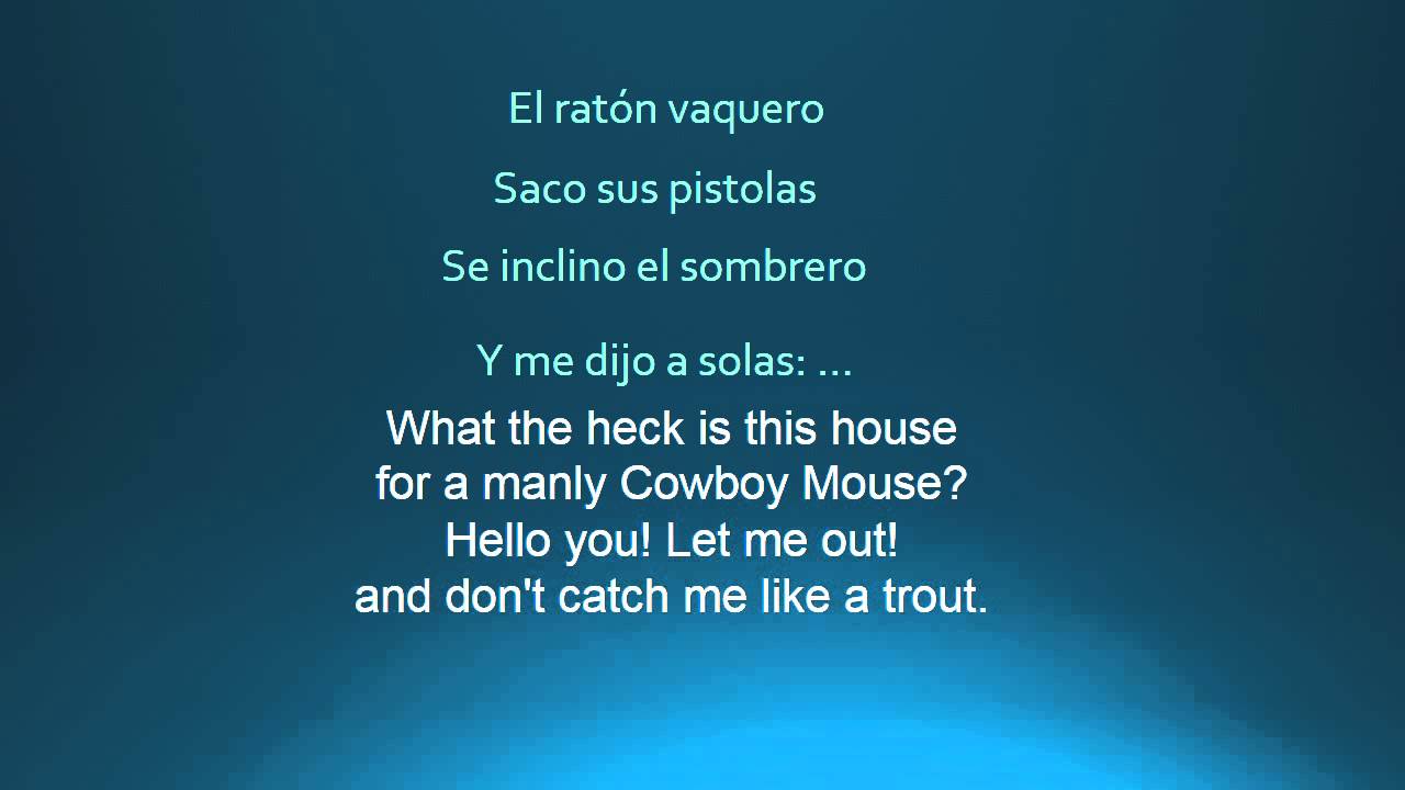 El ratón vaquero - Cri Cri - YouTube