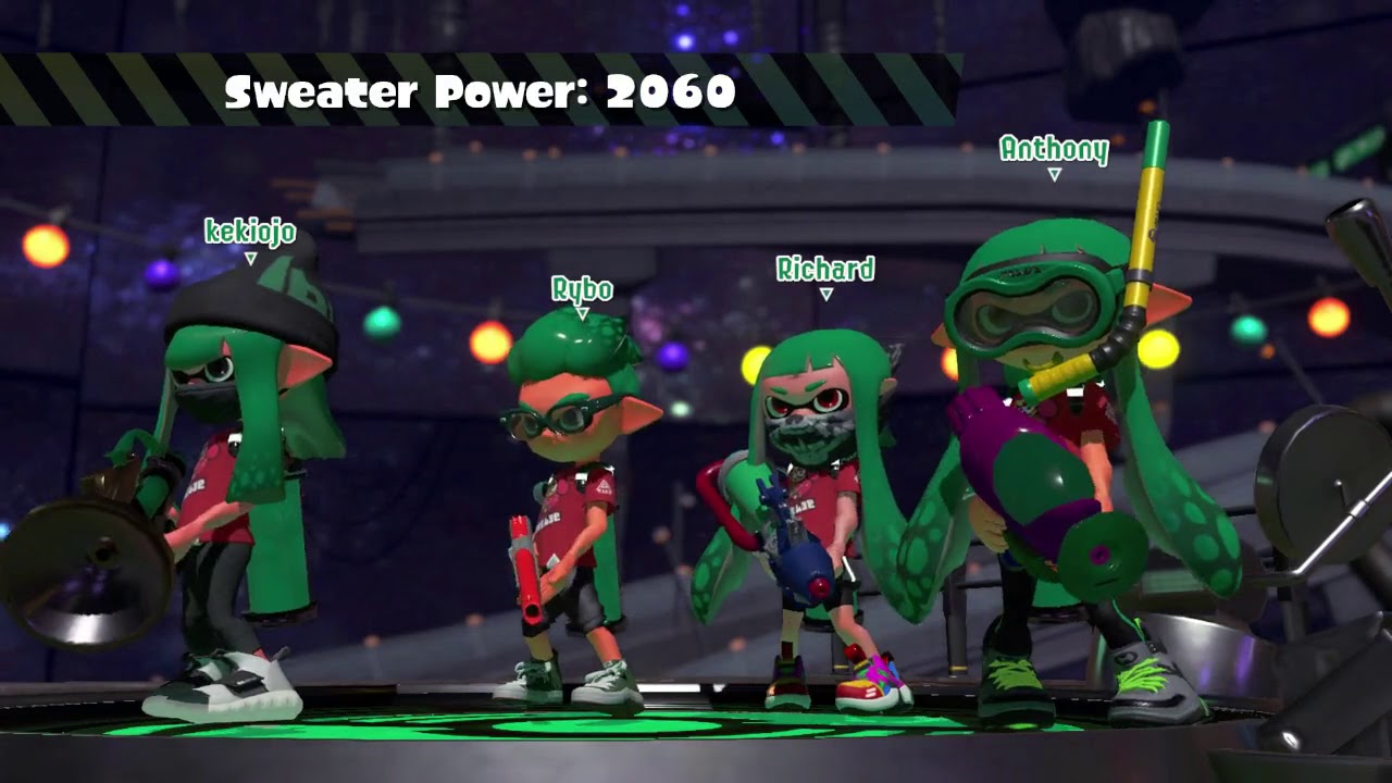 Splatoon 2: Splatfest 5 - Sweater vs Socks (Team Sweater) - YouTube