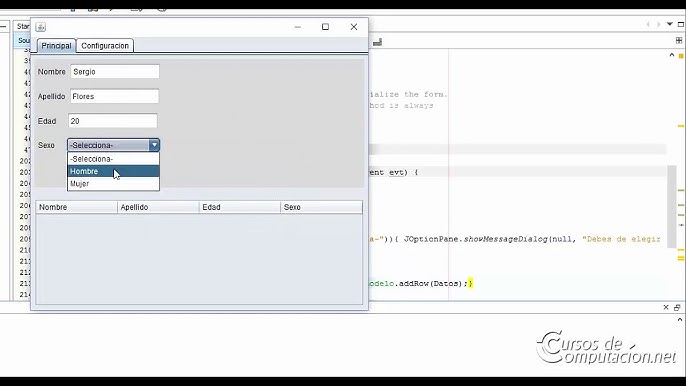 Uso De Funciones Y Manejo De Combobox En Java Youtube