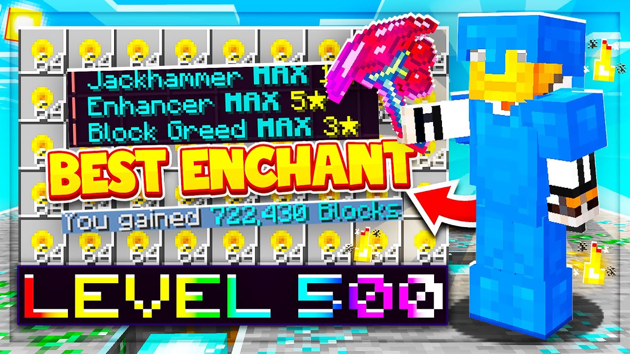 THE BEST ENCHANT on NEW Minecraft OP PRISON SERVERS! | Minecraft Prison Server | EnchantedMC #4 ...