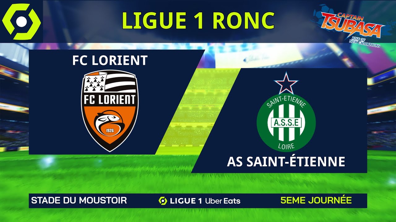 Ligue 1 Captain Tsubasa RONC #44 - FC Lorient VS AS Saint-Étienne ...