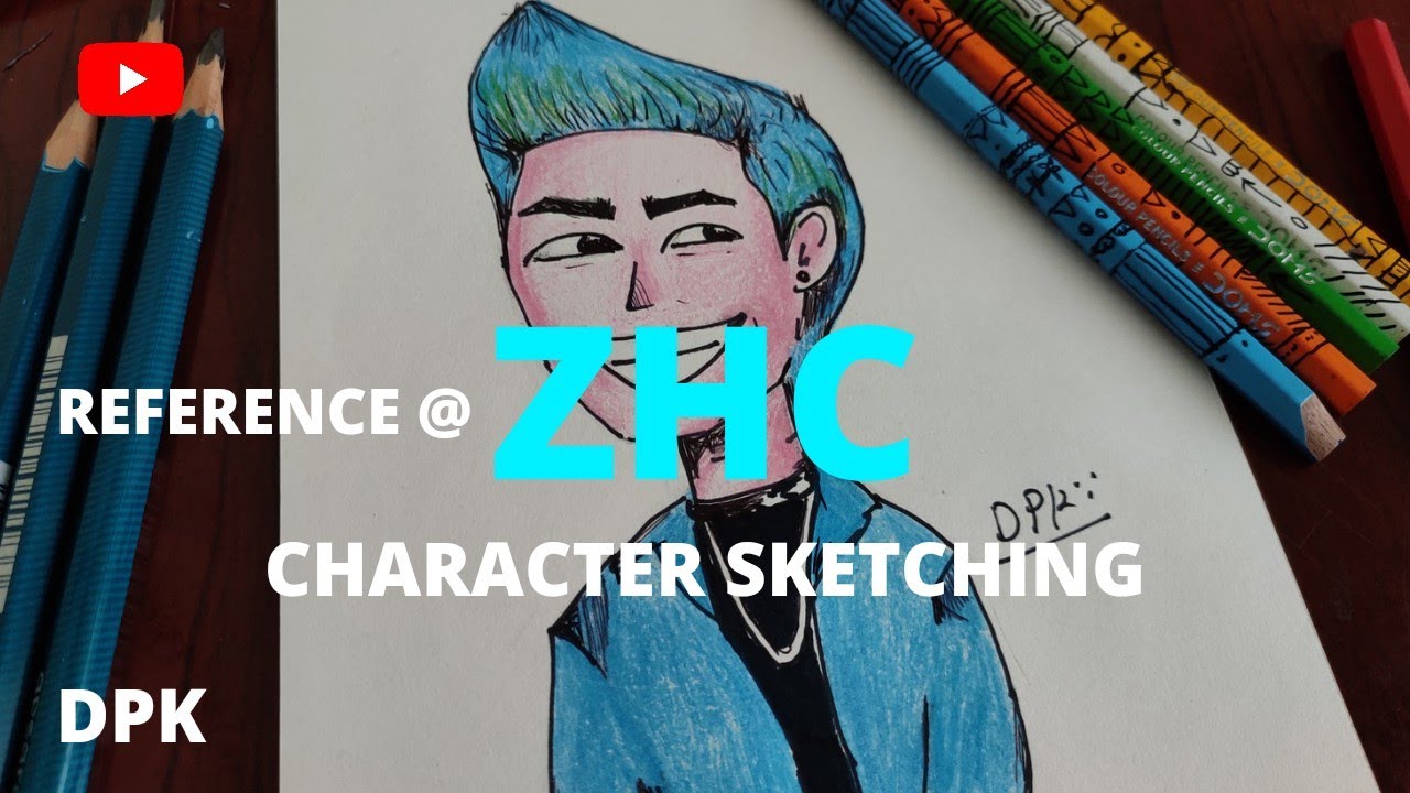 ZHC | CHARACTER SKETCHING | reference @ZHC - YouTube