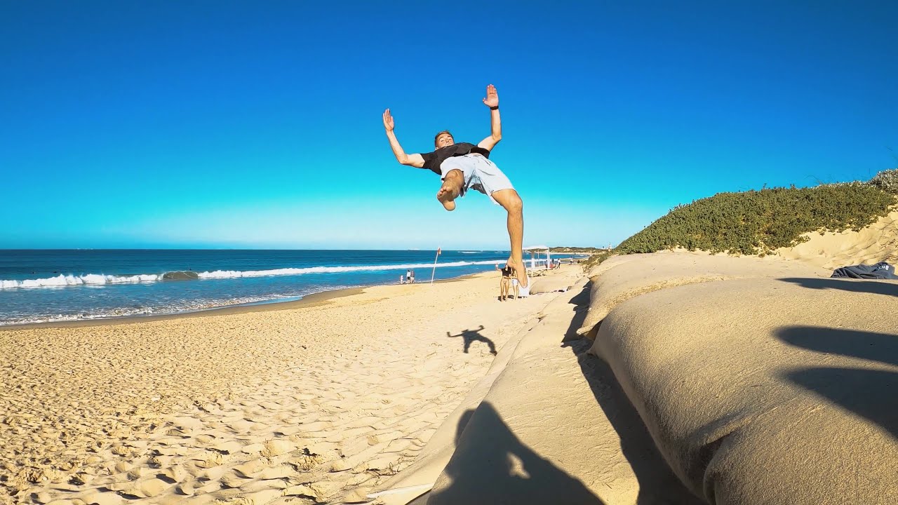 Beach training - YouTube