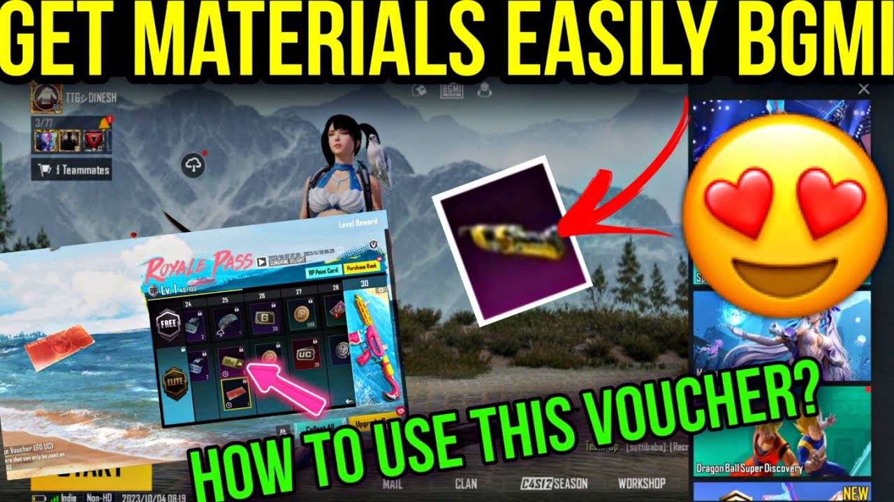 🤩💥Get Materials Easily in Bgmi Soon | Bgmi special bundle event | Rp ...