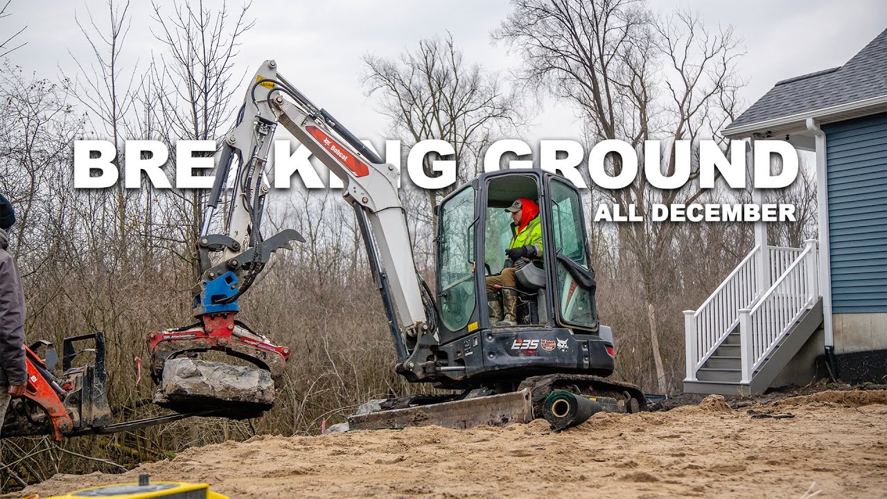 Breaking Ground In December | Two Projects Until Christmas - YouTube