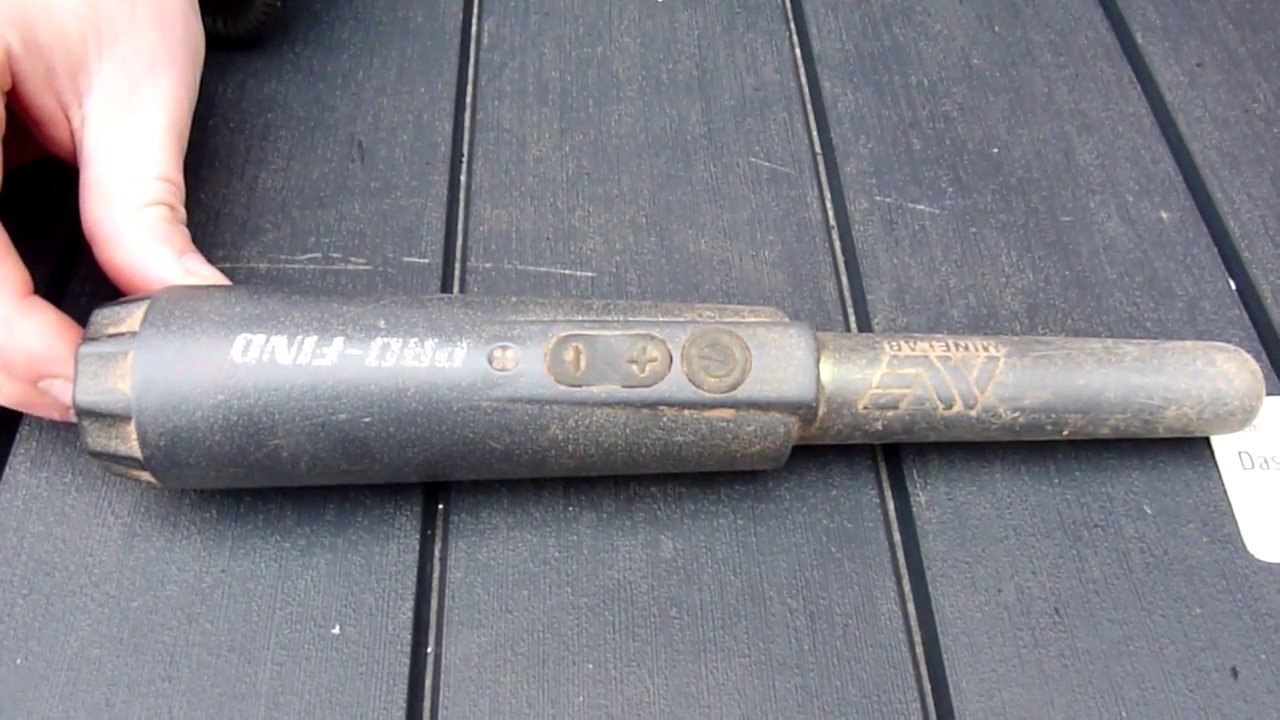 Minelab Pro Find 25 test - YouTube