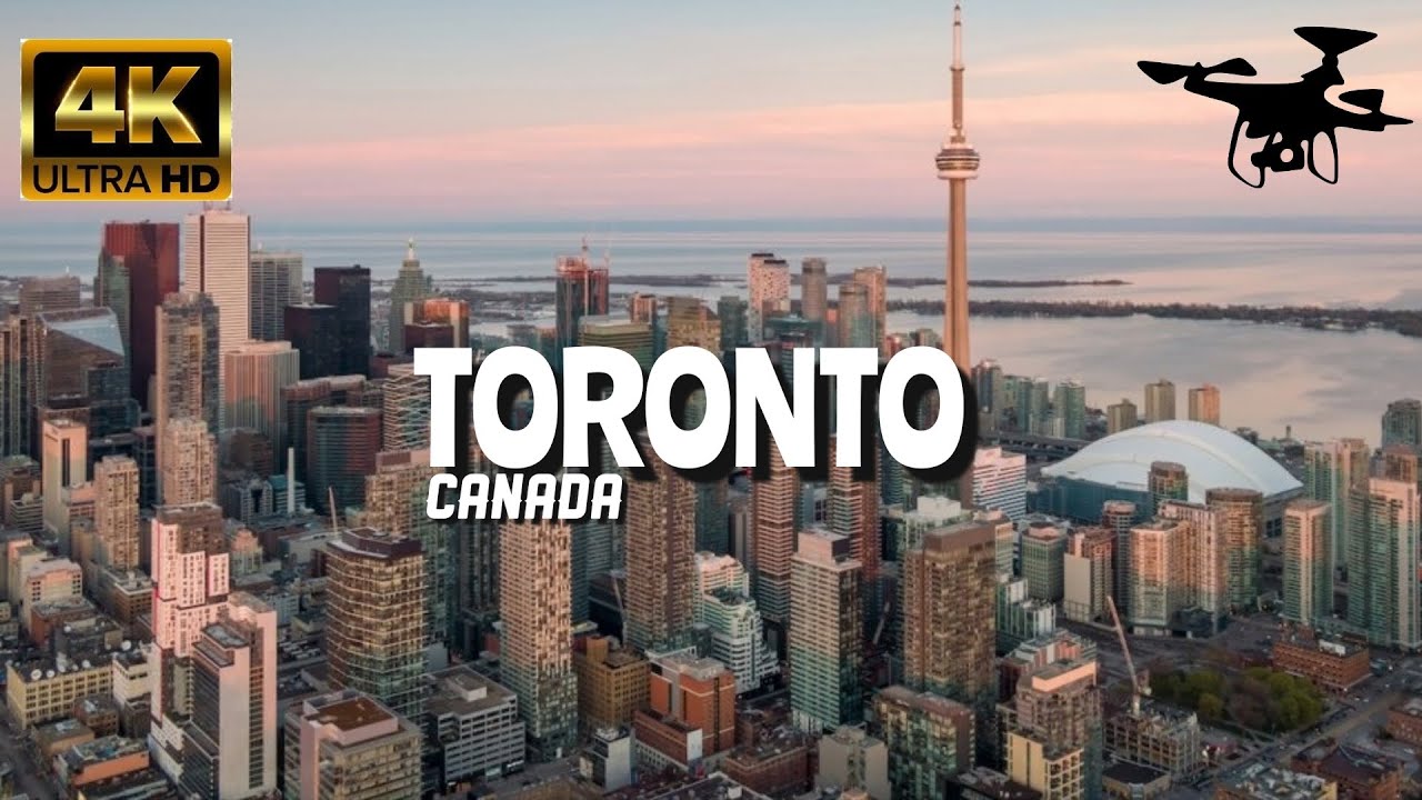 Toronto, Canada In 4K By Drone - Amazing View Of Toronto, Canada - YouTube
