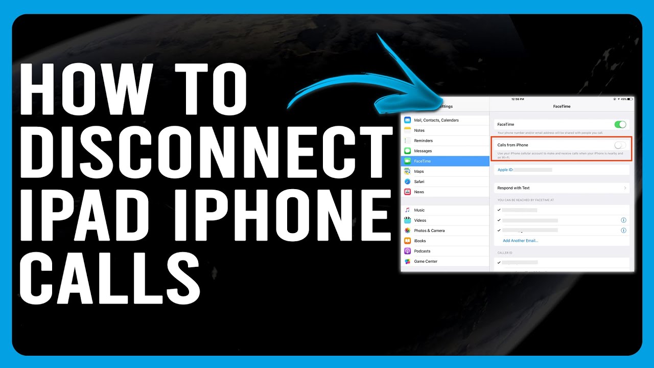How To Disconnect iPad iPhone Calls (How To Disable/Unsync iPad iPhone ...