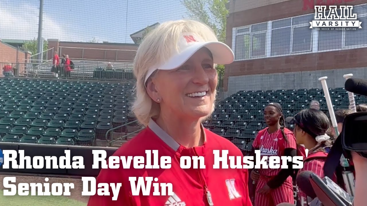 Nebraska Softball: Rhonda Revelle on Senior Day Win - YouTube