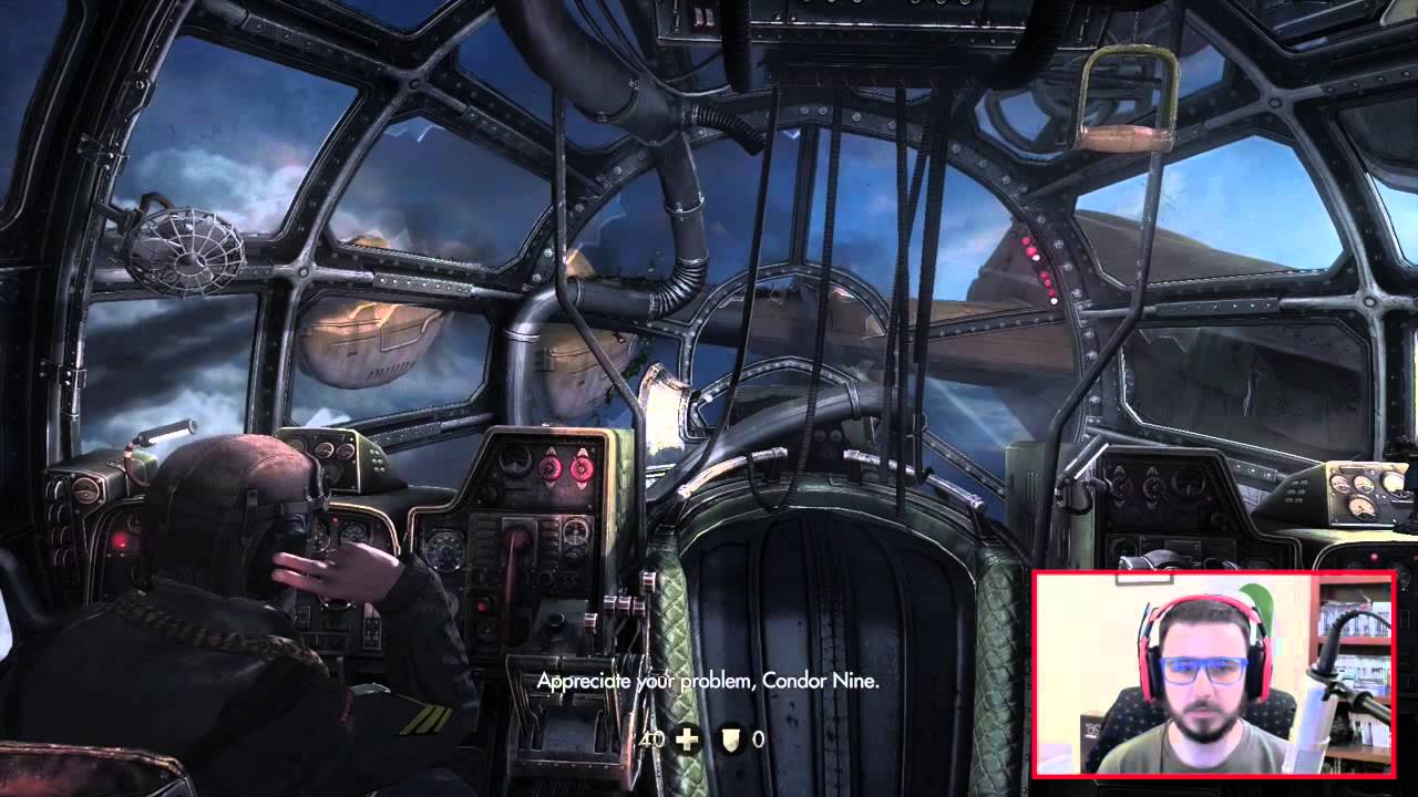 Let's Play Wolfenstein The New Order Ep. 1-Intro and Plane Crashes ...