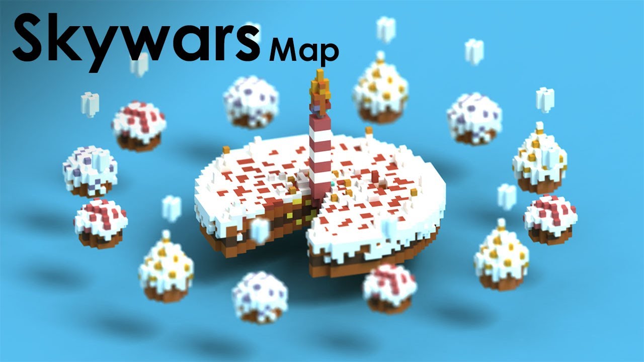 Skywars Map - Sweets and cakes - YouTube