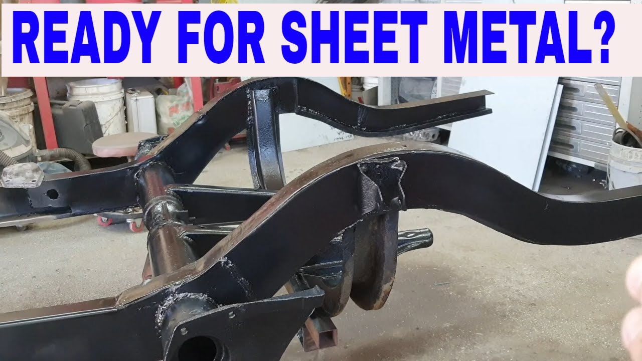 VW type 2 Frame work clean up and on to sheet metal - YouTube