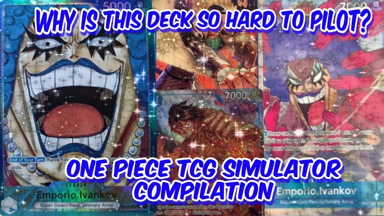 TESTING OUT THE UNDER RATED BLUE IVANKOV DECK IN ONE PIECE TCG ...