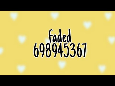 Roblox Music Code - Faded ( TrapRemix) - Alan Walker - YouTube