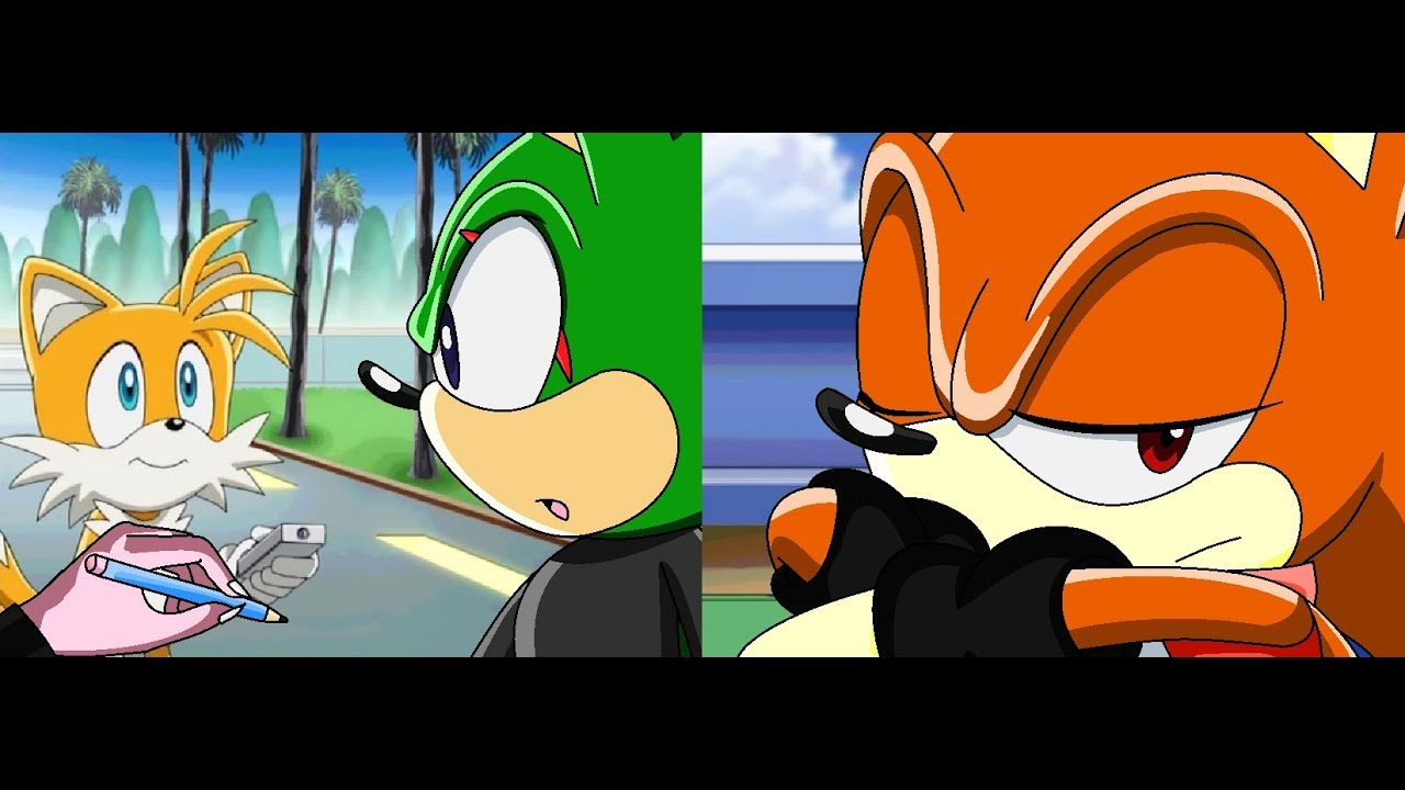 recoloring: sonic & sonic to damien & sig (DrizzlyScroll1996's request ...