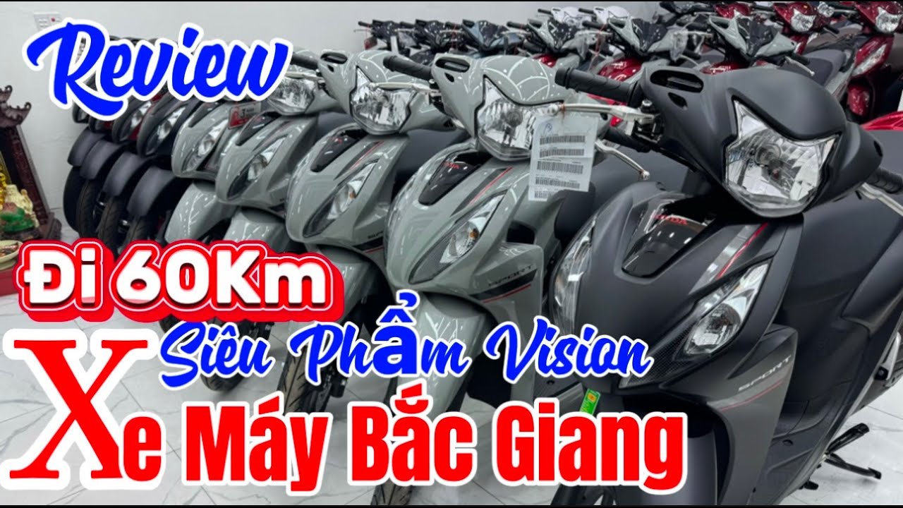Xe máy cũ bắc giang giá rẻ - Vision xám xi măng siêu lướt cập bến đi ...
