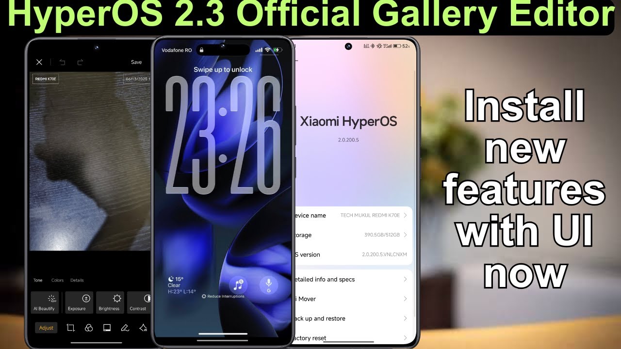 HyperOS 2.3 Gallery Editor New UI & Features Released – Download Now! 🔥 ...