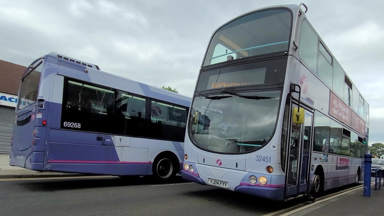[HD WS] First LEEDS 32451 (YJ04 FYY) On The East Leeds Line 19A - YouTube