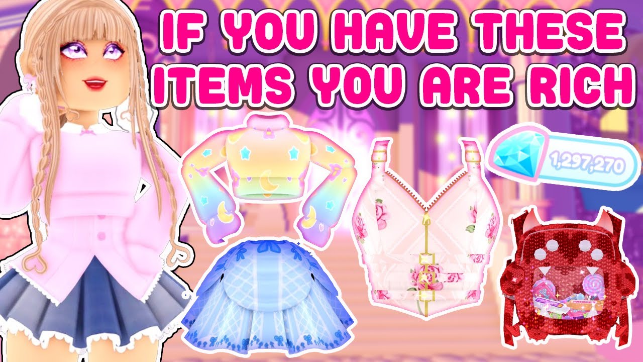If You Have These Items You Are Rich They Are Worth A Lot Of Diamonds ...
