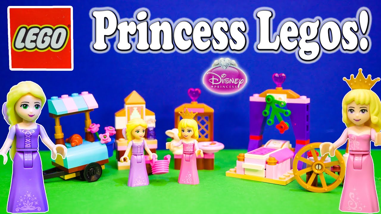 Unboxing the Sleeping Beauty & Rapunzel Lego Playsets - YouTube