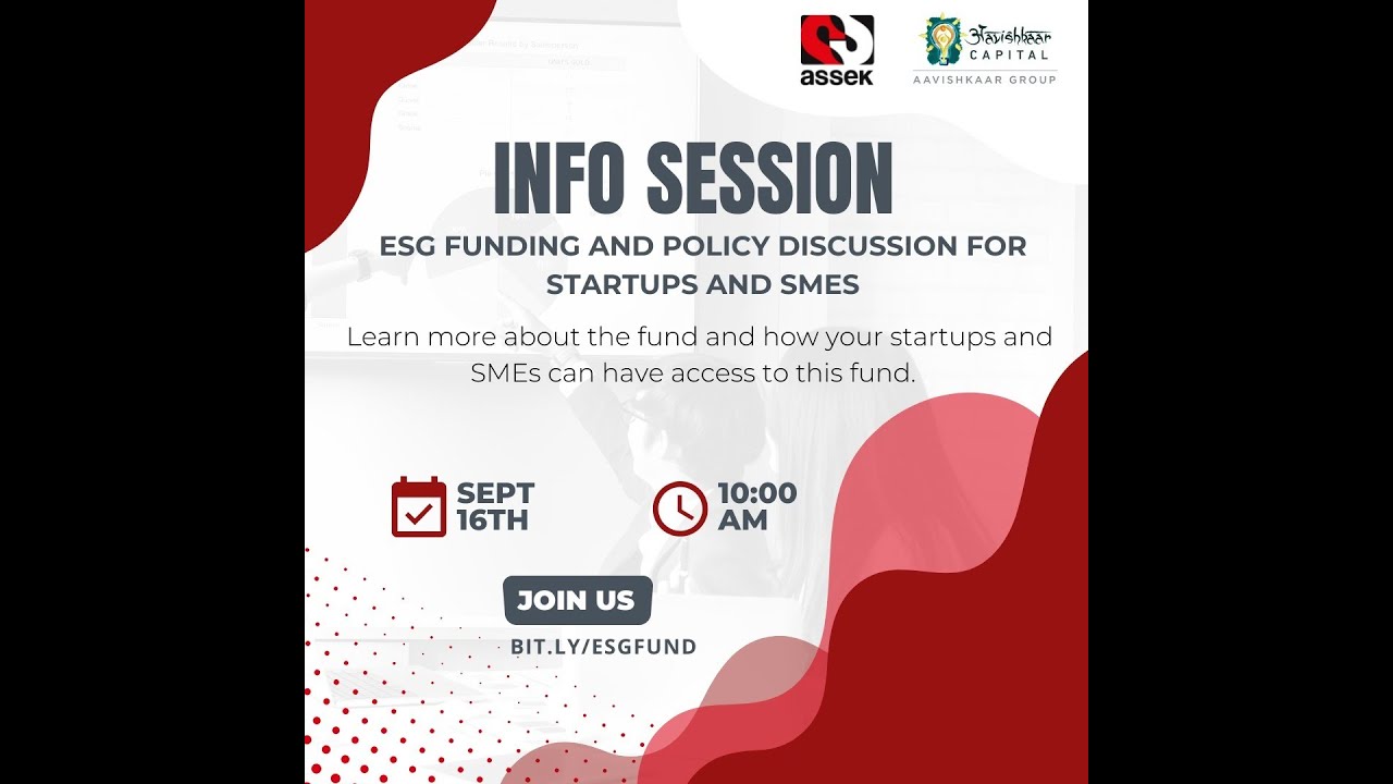 ESG First Fund Info Session - YouTube