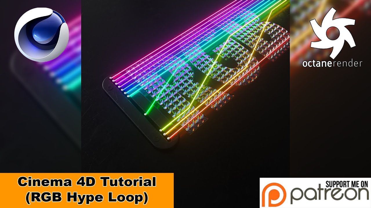 RGB HYPE LOOP (Cinema 4D Tutorial) - YouTube