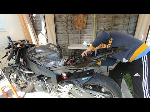Yamaha R6 Rebuild Project PART 2 - YouTube