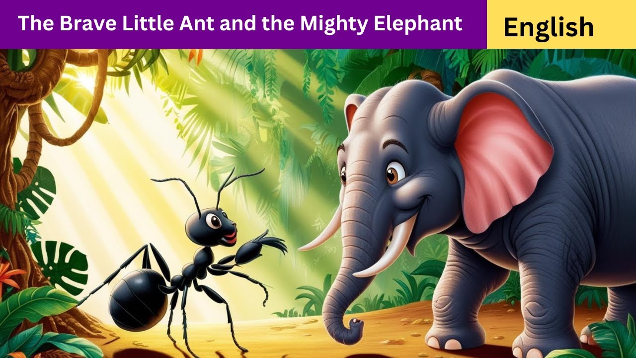 The Brave Little Ant and the Mighty Elephant: A Jungle Adventure - YouTube