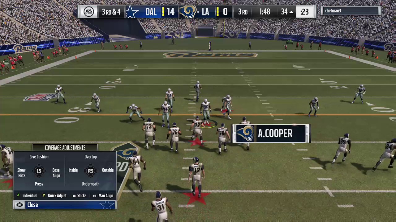 Madden NFL 17 Josh Norman's back flip interception!!!!!! - YouTube