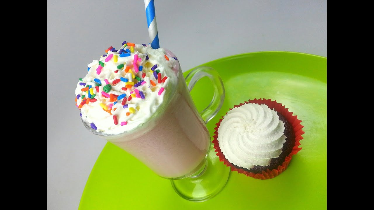 CUPCAKE MILKSHAKE (How to) - YouTube