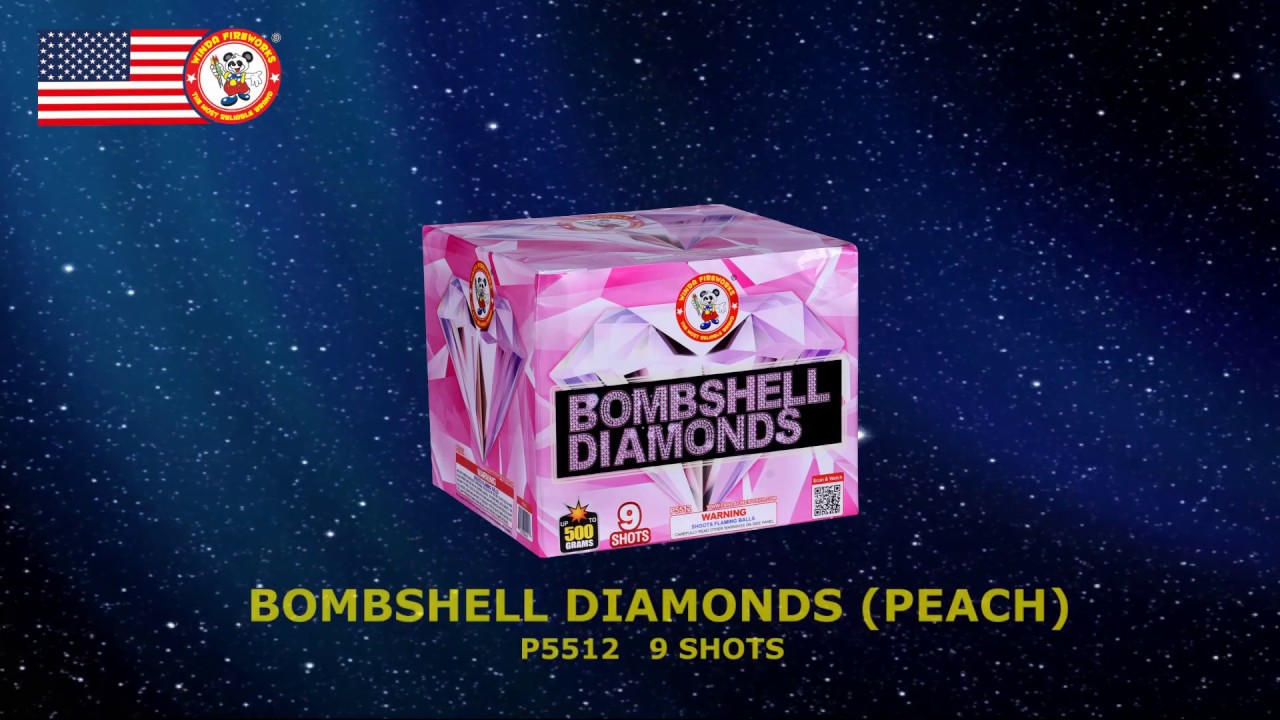 Bombshell Diamonds (Peach) Winda Fireworks (Coming in 2019) | Red Apple ...